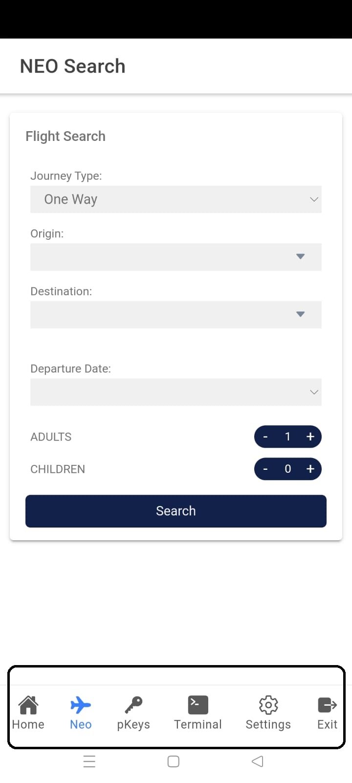 Main Menu – TTS Support
