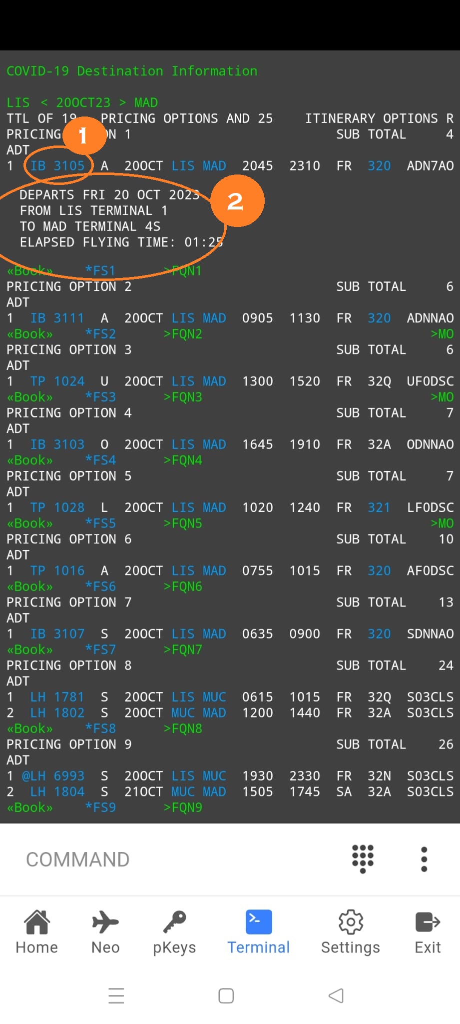 Terminal | Enhanced Results – TTS Support