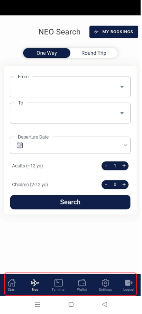 Main Menu – TTS Support