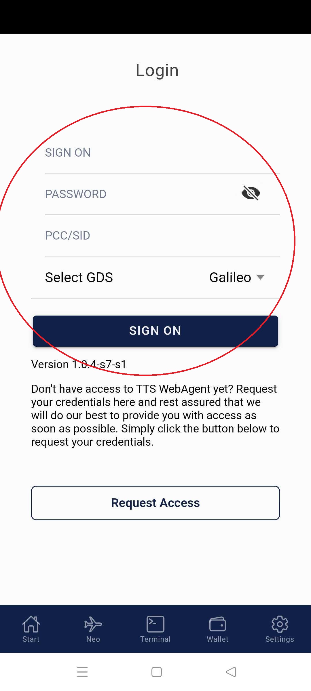 Login – TTS Support