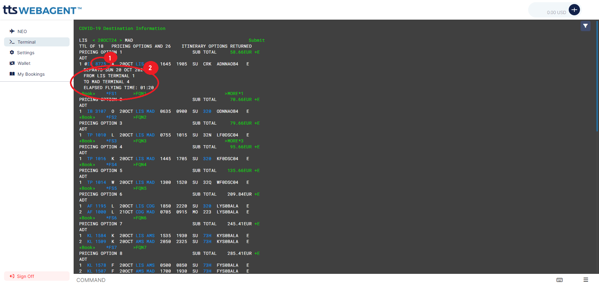 Terminal | Enhanced Results – TTS Support