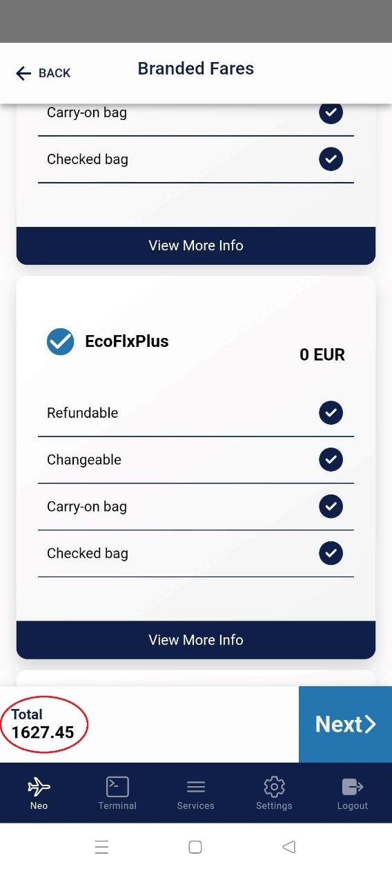 Branded Fares – TTS Support